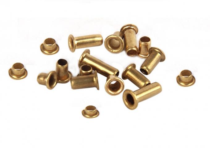 Brass Tubular Rivets Brass Pipe Type Rivet Nuts Brass Brake and Clutch ...
